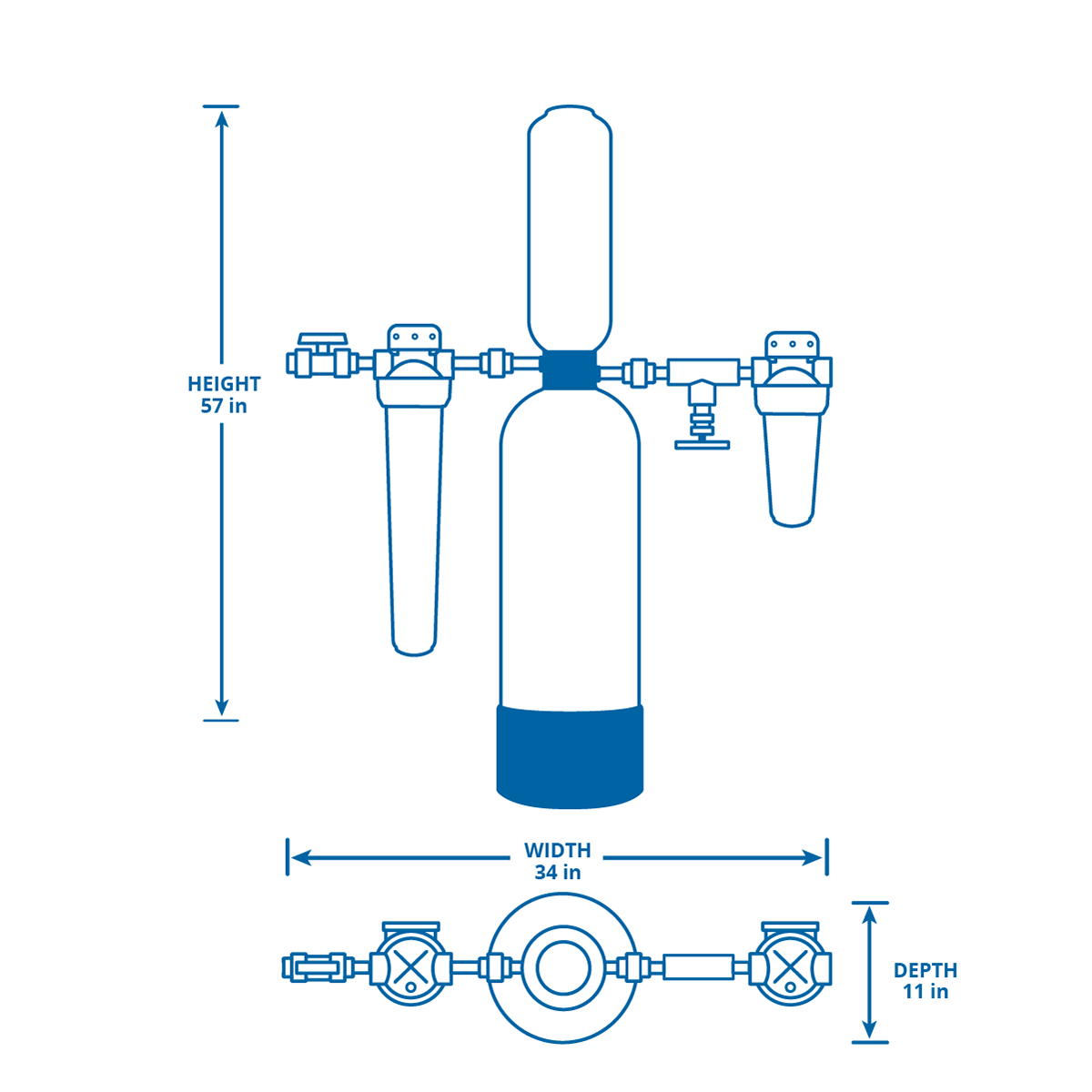 Rhino® Max Flow Whole House Water Filter | Aquasana
