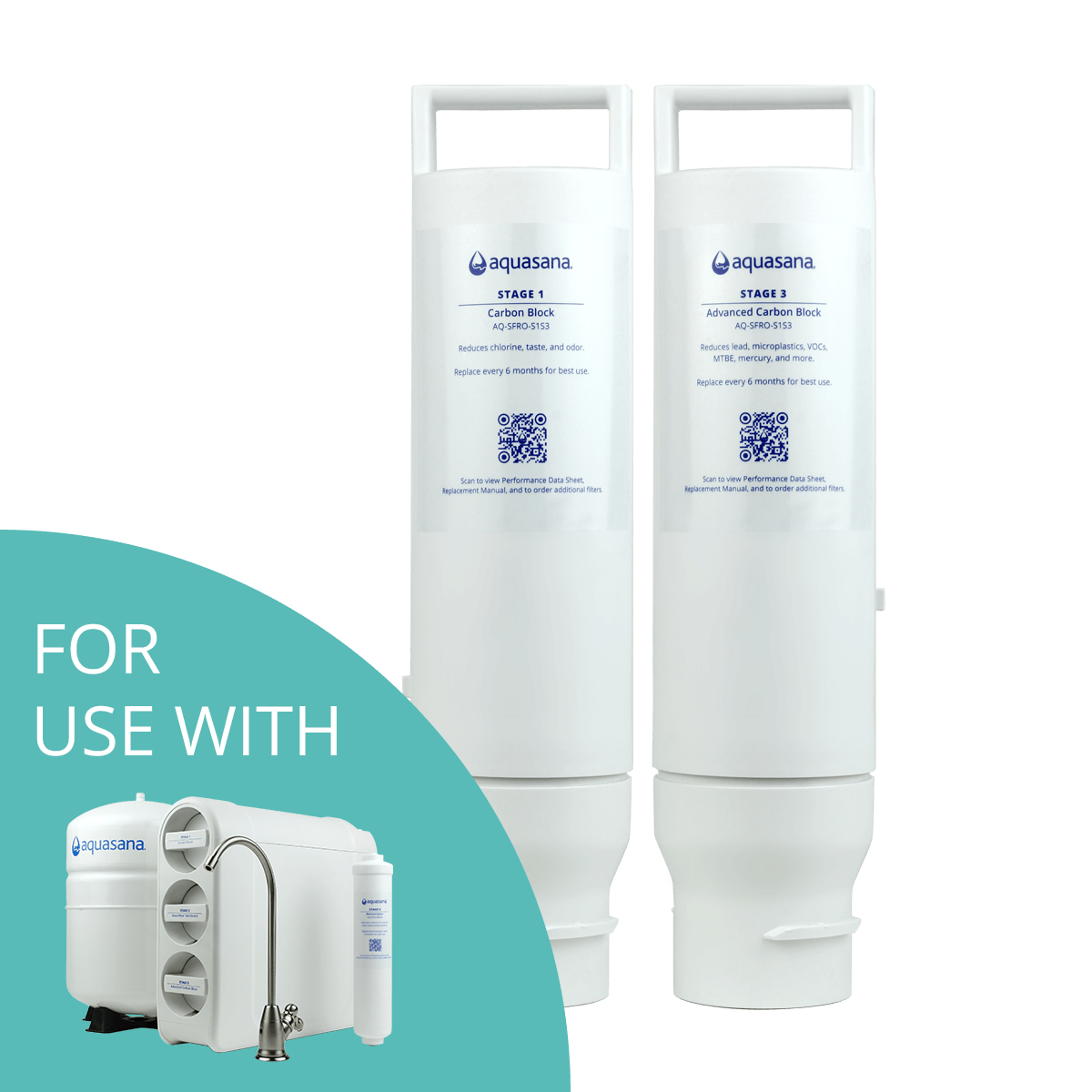 Carbon Block Replacements for SmartFlow® Reverse Osmosis